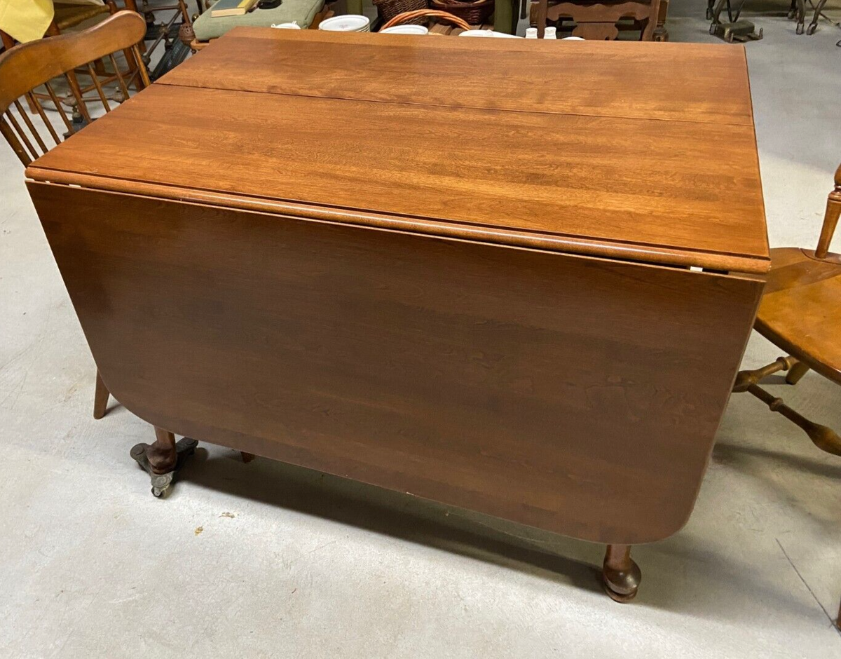 Ethan Allen Drop Leaf Dining Table