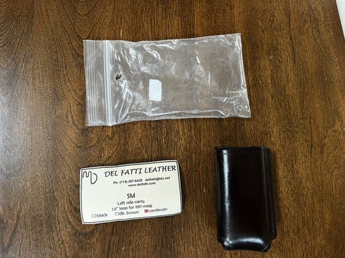 Matt Del Fatti Mag Carrier Pouch 1911 Magazine Cordovan Holster | eBay