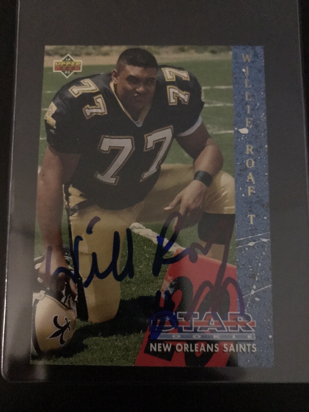 1993 Upper Deck William Roaf Autographed Rookie Card #6 | eBay