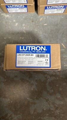 Lutron LOS-CDT-2000R-WH Occupancy Sensor Dual Technology | eBay