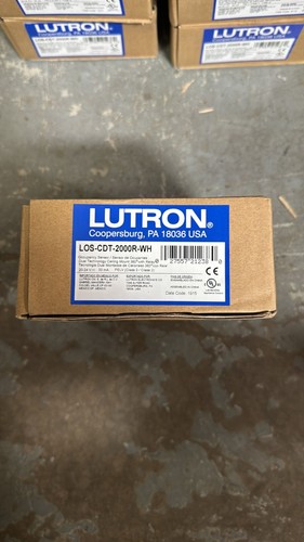 Lutron LOS-CDT-2000R-WH Occupancy Sensor Dual Technology | eBay