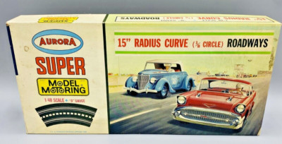 Vintage 1964 Aurora Super Model Motoring 15” Radius Curve #1830 | eBay