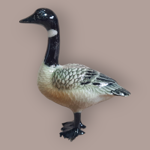NORTHERN ROSE Canadian Goose Porcelain Miniature Figurine New FREE ...
