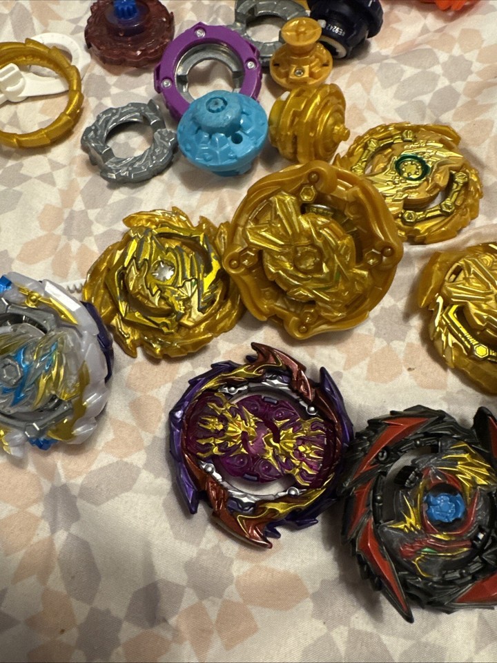 Beyblade Mixed Lot (Turbo Launcher, Rip Cord, Beyblade Burst) 25 Pieces ...