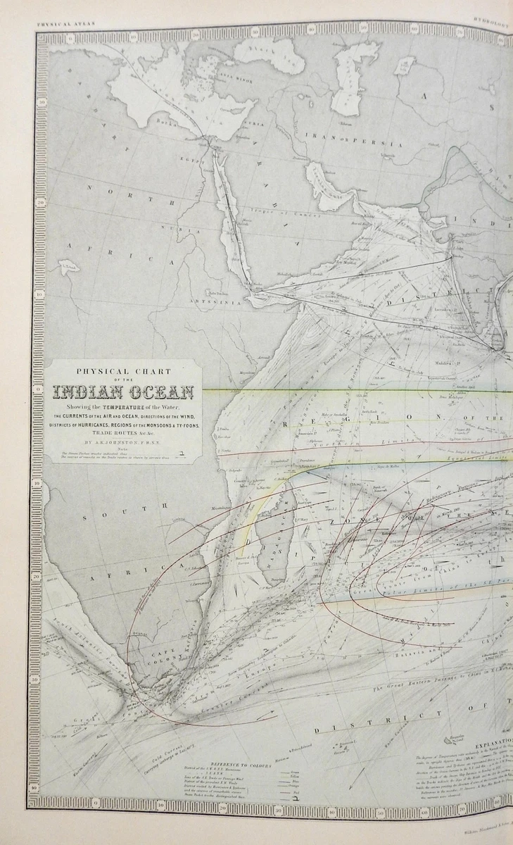 Southern Indian Ocean Map