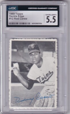 1969 Topps Deckle Edge Rod Carew #12 CGC 5.5 | eBay
