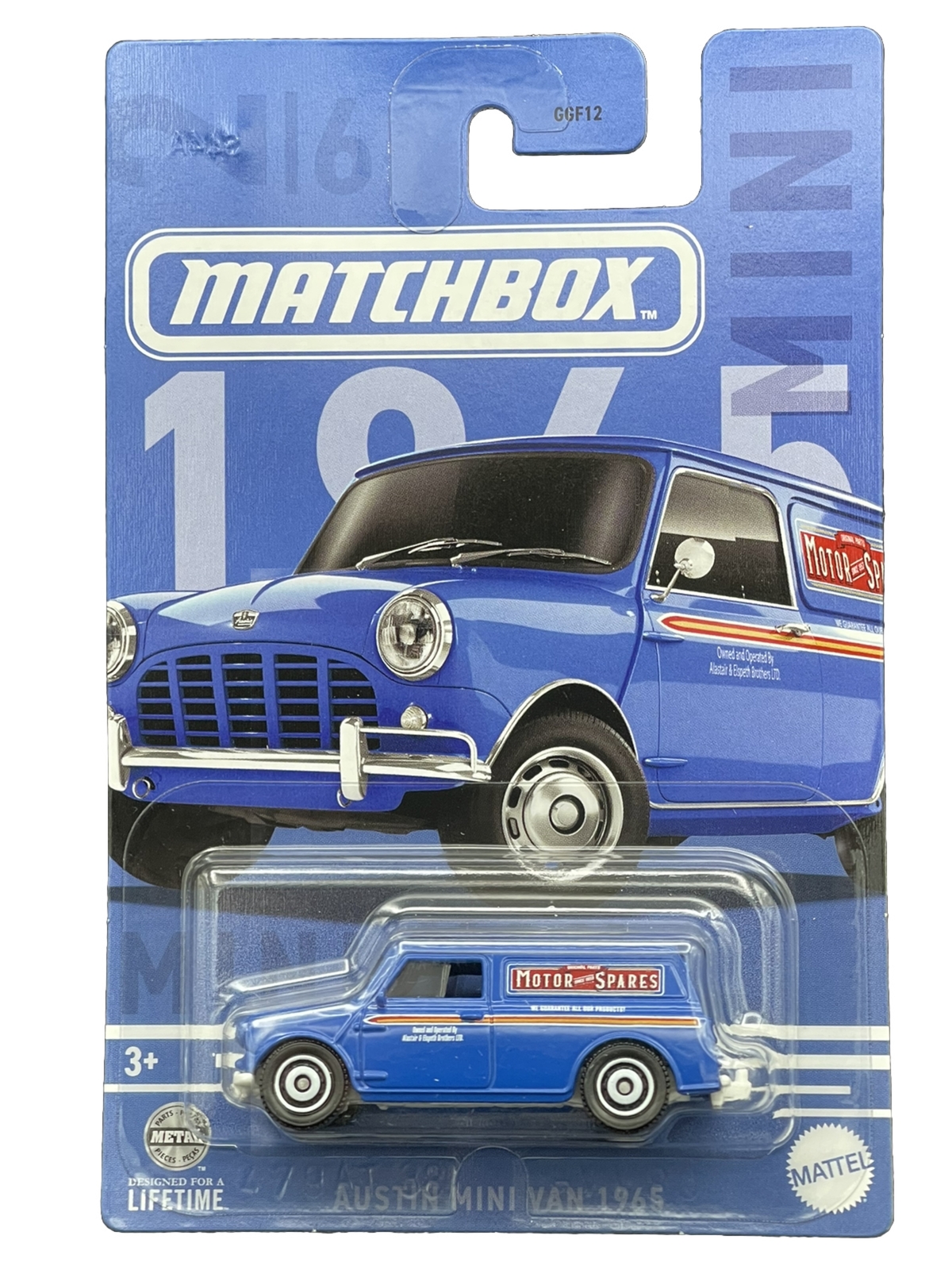 Matchbox 2024 MBX Team Mini 2/6 Blue Austin Mini Van 1965 | eBay