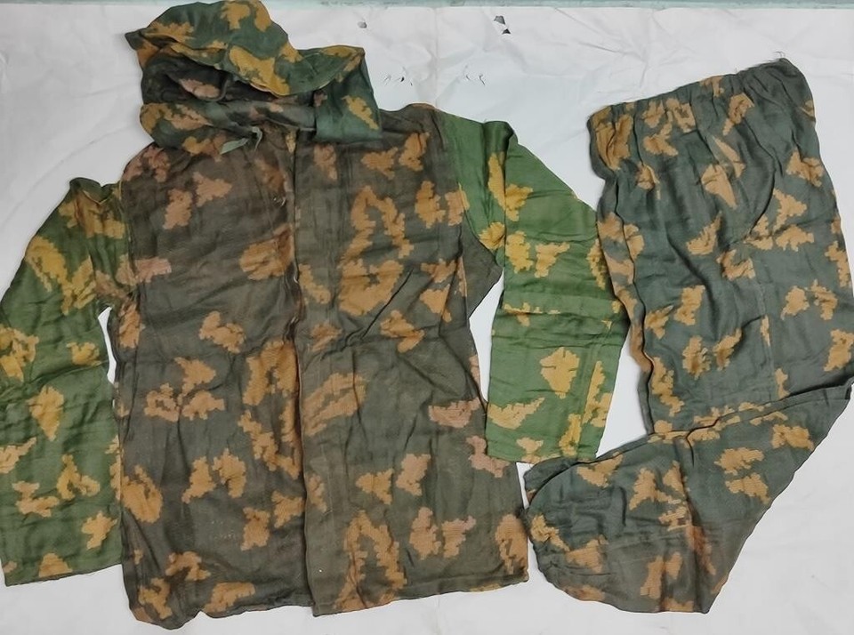 MULTICOLOR Camouflage Berezka Camo Meshy KZS Suit USSR Sniper Uniform ...