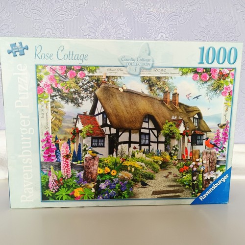 Ravensburger Rose Cottage No 1 Country Collection 1000p Jigsaw Puzzle ...
