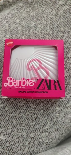 Zara x Barbie the Movie white shell makeup mirror🐚💗 | eBay