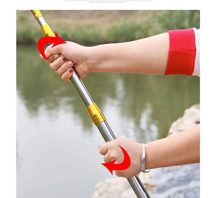 Stainless Steel Tooth Barb Fishing Retractable Handle Spear Harpoon Gun ...