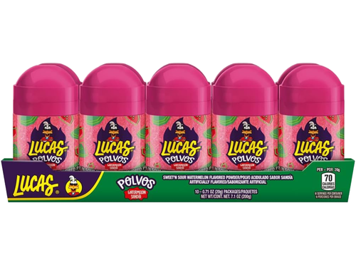 Lucas Baby Polvos Powder Watermelon Flavor Mexican Candy 20 Pcs | eBay