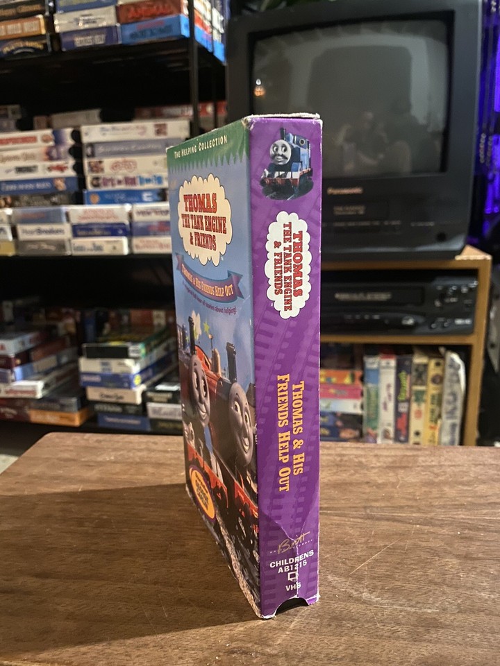 Thomas Friends - Thomas His Friends Help Out (VHS, 1996) (b3 ...