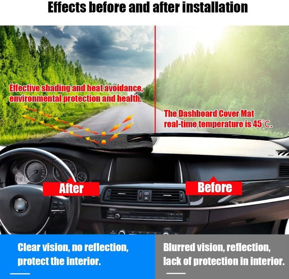 For Ford Maverick 2022-2025 Car Inner Dashboard Dash Mat DashMat Sun ...