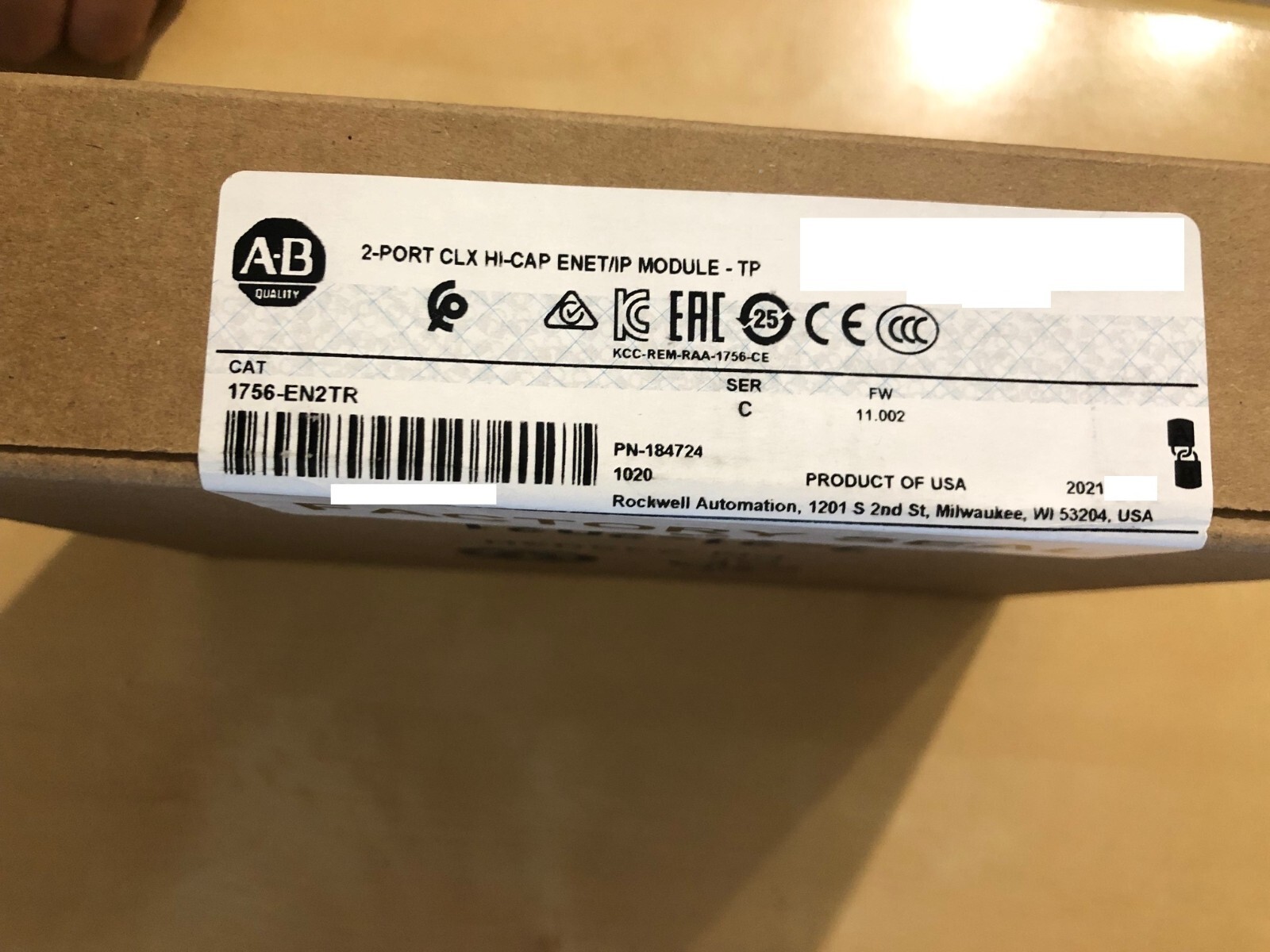 ***USA*** AB 1756-EN2TR 2-PORT CLX HI-CAP ENET/IP MODULE 1756EN2TR | eBay