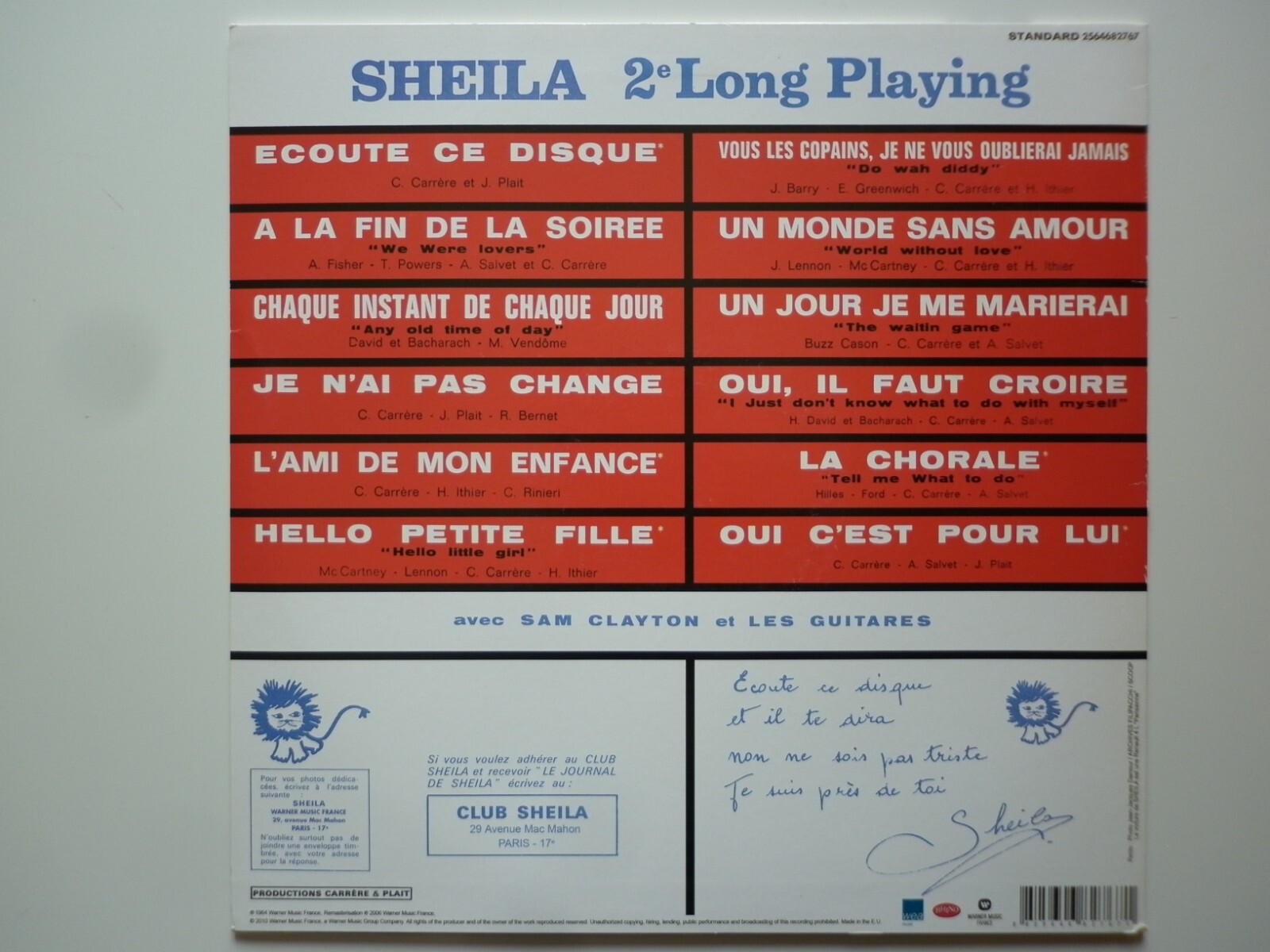 Sheila Album 33Tours vinyle Ecoute Ce Disque réédition | eBay