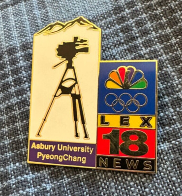 PyeongChang 2018 Olympic Asbury Media Communication TV Crew Pin-NBC ...