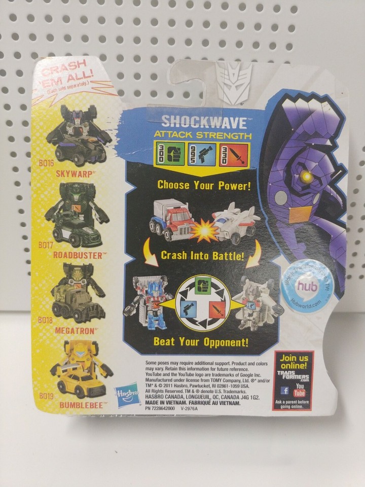 Transformers Bot Shots Shockwave Series 1 Super Bot 005 Hasbro Battle ...