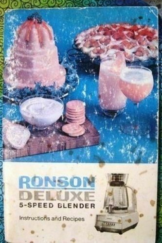 Ronson BLENDER 5-spd 1968 instruction Recipes book 48pg | eBay