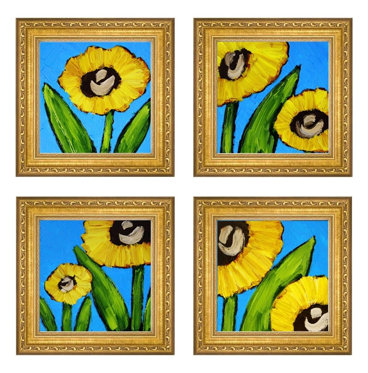 Modern Sunflower Paintings