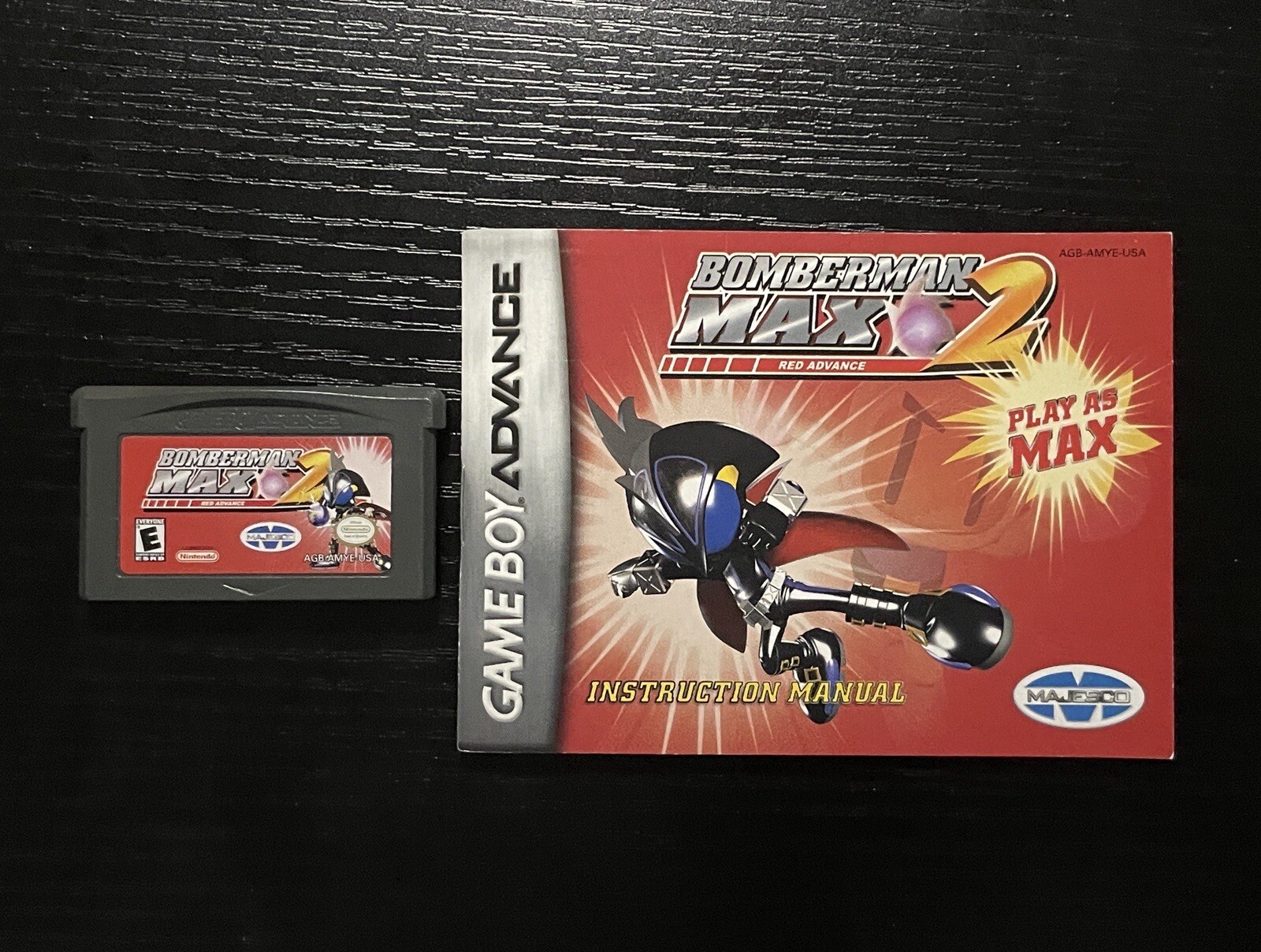 Bomberman MAX 2: Red Advance (Game Boy Advance) Authentic Cart (Tested ...