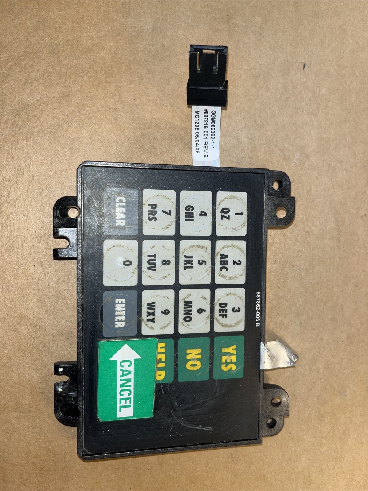 Dresser Wayne fuel pump Keypad Assembly 887869-006 887135-036 | eBay