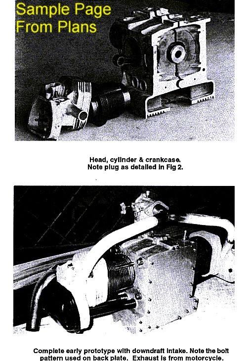 1/2 VW HALF VOLKSWAGEN CONVERSION PLANS FOR ULTRALIGHT AIRCRAFT AND ...