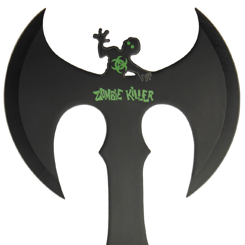 Double Bladed Throwing Axe | Zombie Killer Combat Axe | Stainless Steel ...