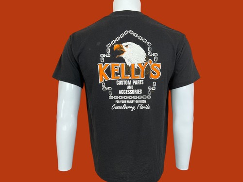 Vintage 3D Emblem Harley Davidson Kelly's Biker Single Stitch 90s T ...