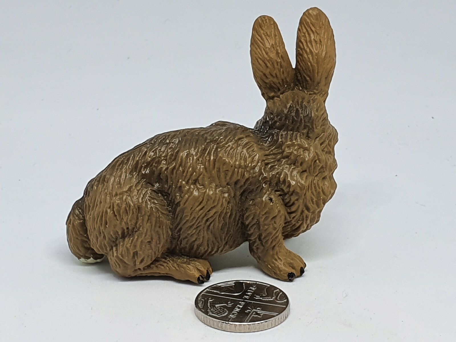 ⭐ ELC Plastic RABBIT / HARE AAA Solid Heavy Rubber British Farm ANIMAL ...