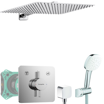 Hansgrohe DuoTurn Mischer UP Unterputz Duscharmatur Ibox 2 Grohe Cube ...