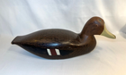 VINTAGE ANTIQUE WOOD CARVED DUCK DECOY GLASS EYES HAND PAINTED OLD ...