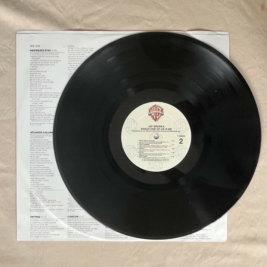 JAY GRUSKA Which One Of Us Is Me 1984 Warner Bros. Records 23923-1 ...