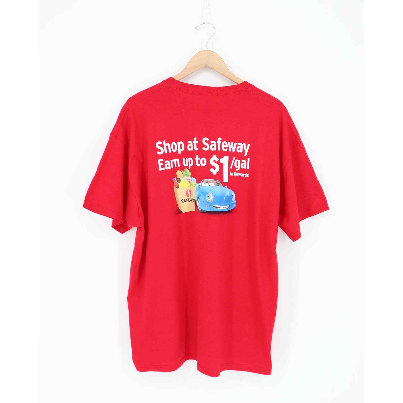 SAFEWAY TEE SHIRT RED 2XL | eBay