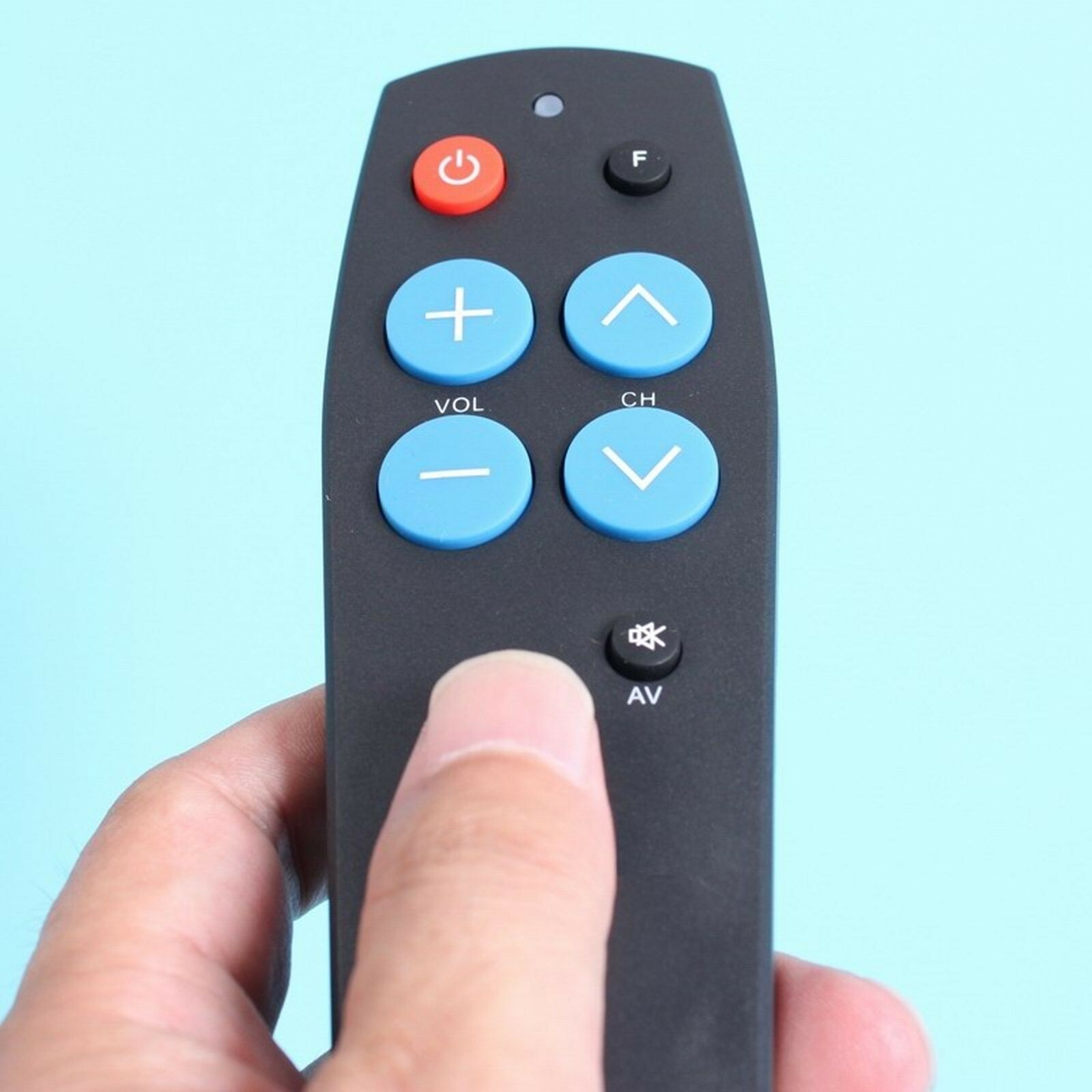 Big Button Universal TV Learning Remote Control for Elderly/Seniors ...