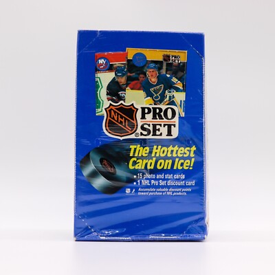 Complete, Unopened Wax Box NHL Pro Set 1990 Series 1 Hockey Cards | eBay