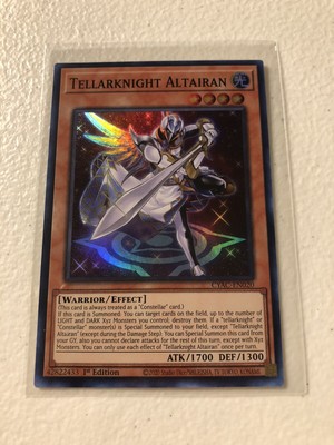 Yugioh Tellarknight Altairan CYAC EN020 Super Rare Holo Cyberstorm Access | eBay