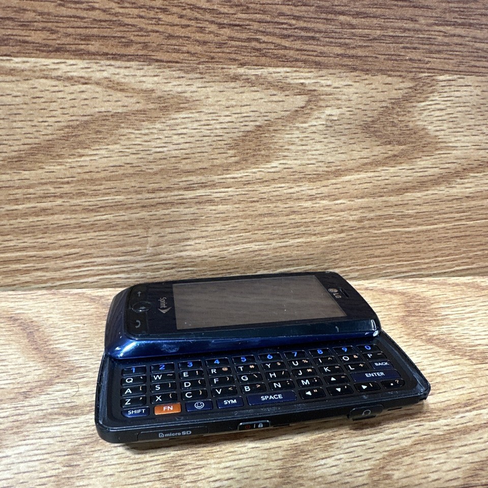 LG Rumor Touch LN510 Blue / Black (Sprint ) Slider Cell Phone Rare ...