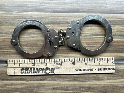 Peerless Model 700C Chain-Linked Handcuffs & Keys 700N Cuffs, Nickel | eBay
