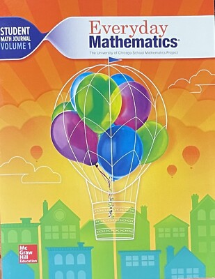 Everyday Mathematics Grade 3 Math Student Math Journal Vol 1 McGraw ...