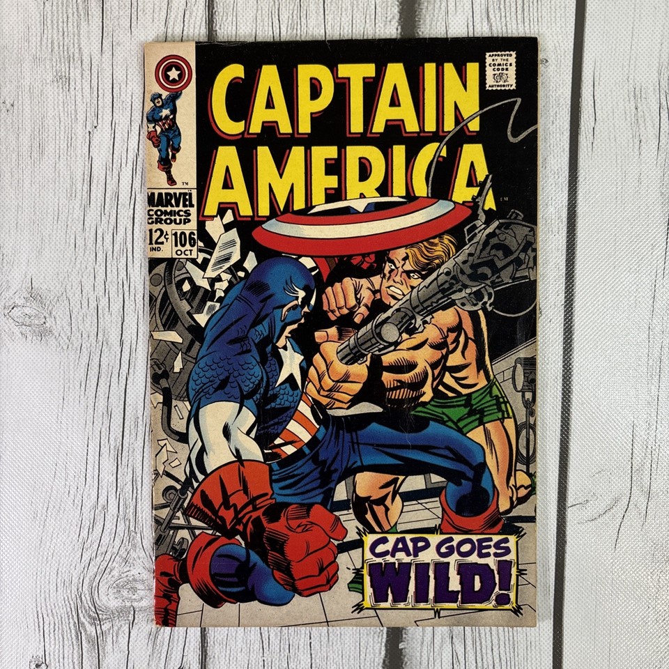 Captain America, The Mighty Thor Mix Lot of (3) Marvel Comic Books. SEE ...