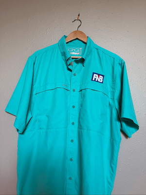 GameGuard FNB Logo Teal Short Sleeve Fishing/Outdoor Shirt”SZ XL | eBay
