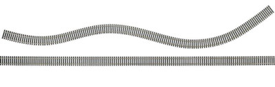 Bachmann HO Scale ~ New 2025 ~ 36" Nickel Silver Flex Track ~ 25 Pieces ...