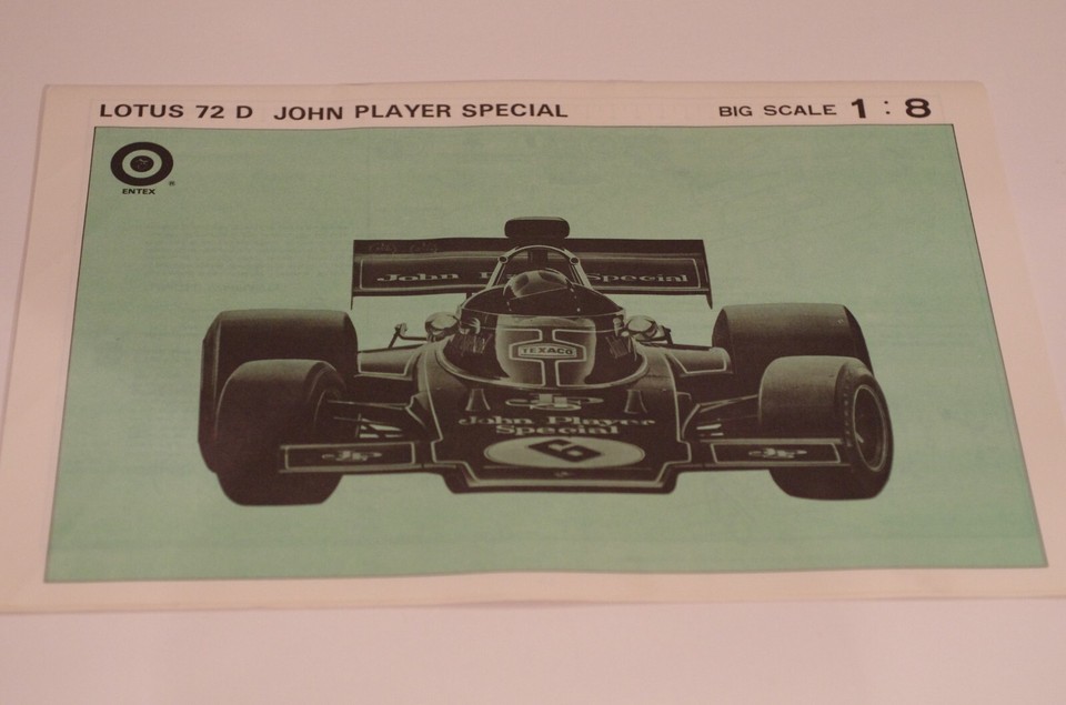 John Player Special Lotus 1/8 scale model 9039 Entex Complete ...
