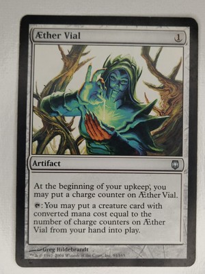 Aether Vial, Darksteel - MP 1x Magic The Gathering MTG Artifact ...