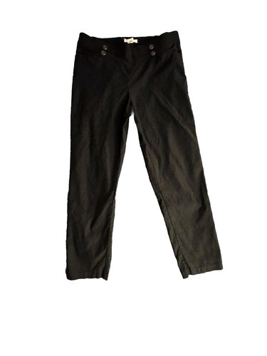 Retrology Black Pants Women Large Comfort Dress Waist Stretch Elastic ...