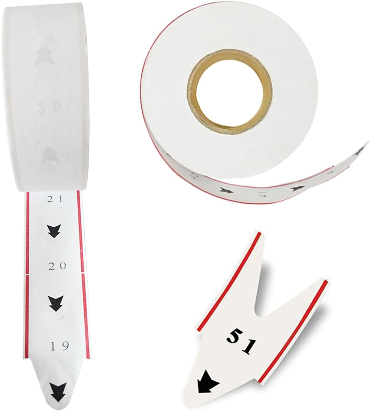 White Take a Number Tickets Two-Digit Turn-O-Matic Queue Roll 2000 ...