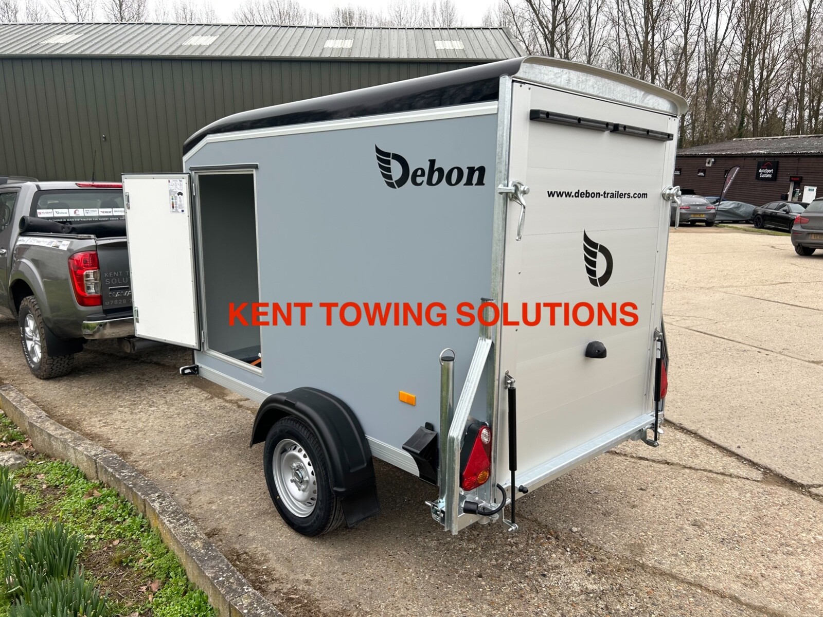 New Debon C255 Unbraked Tow Box Van Bike Quad Trailer 750KG MGW INC VAT ...