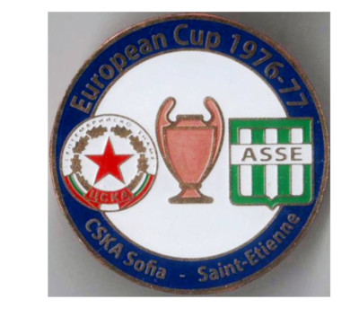 badge pin's football soccer ASSE Saint-Étienne - CSKA Sofia Bulgaria ...