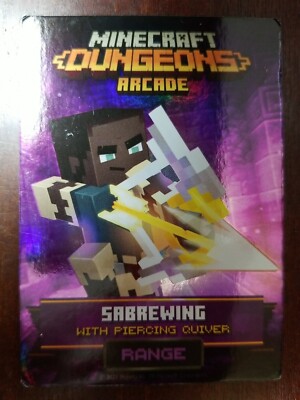 Minecraft Dungeons Arcade Card SABREWING RANGE 18/60 COMMON | eBay